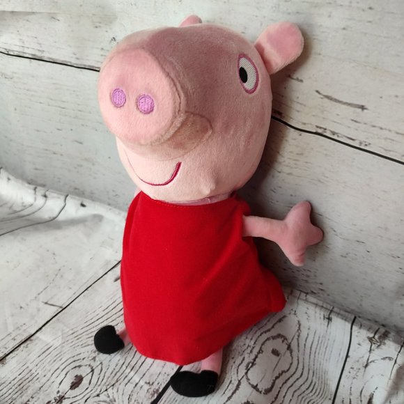 Toys | Peppa Pig Hug N Oink Plush Stuffed Animal Toy Large 12 Press ...
